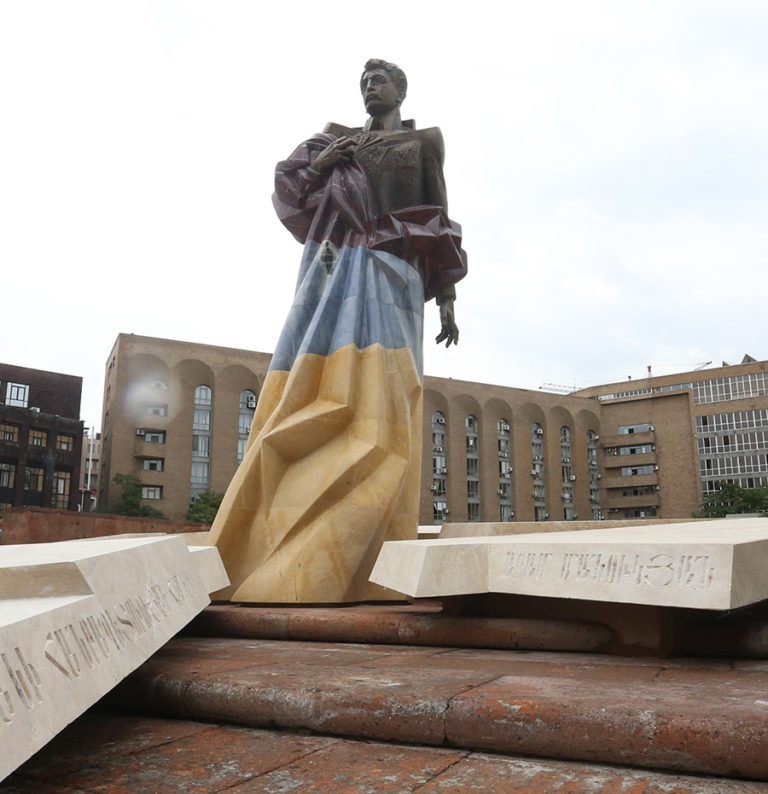 Aram Manukyan’s statue in Yerevan, Armenia | Horizon Weekly