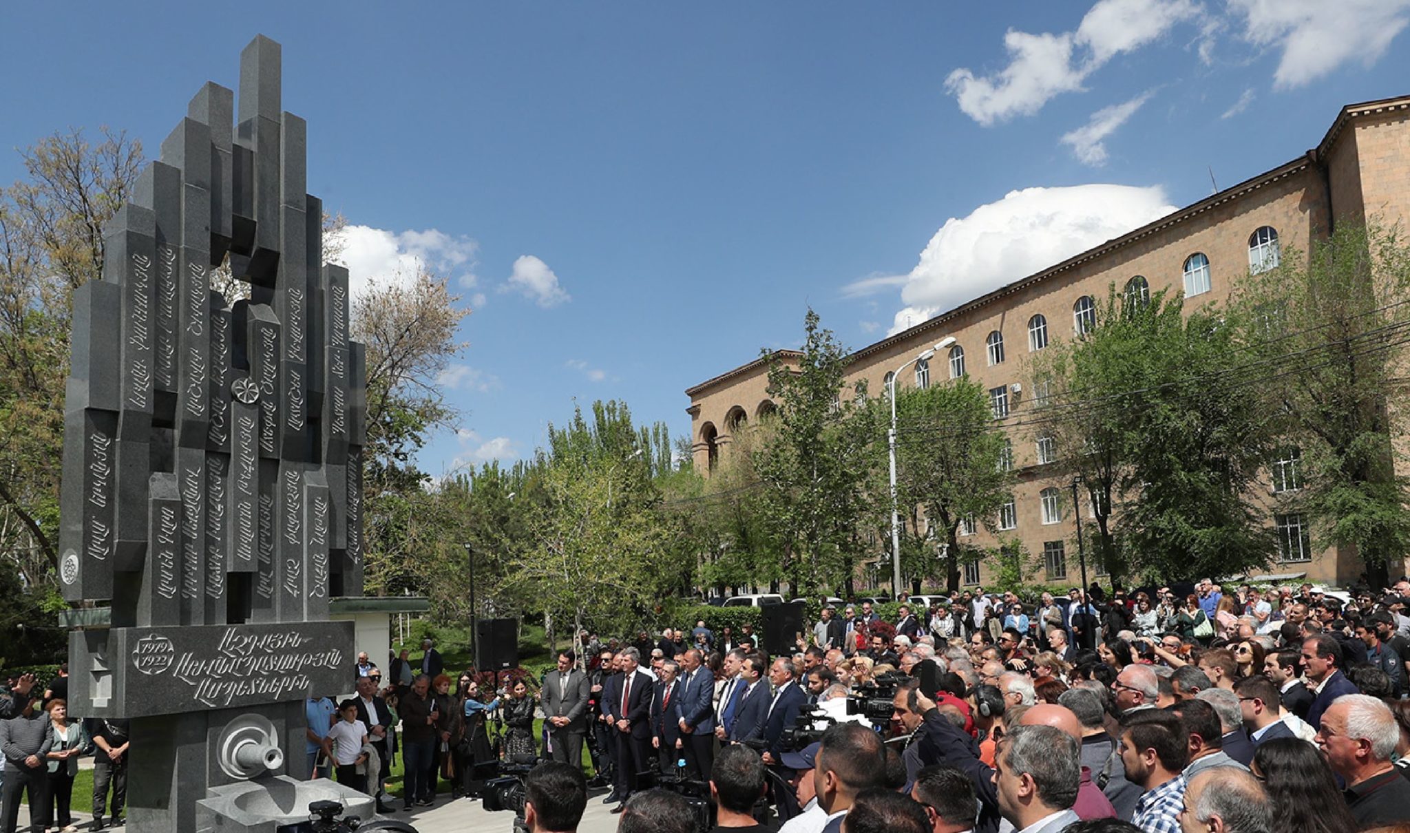 Monument commemorating the heroes of Nemesis operation unveiled in Yerevan