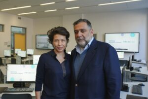Ruben-Veronika-at-the-Samsung-lab-at-UWCD_2021 | Horizon Weekly